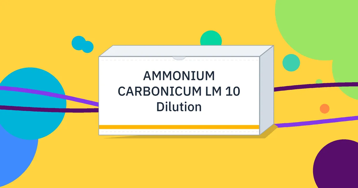 Symbolbild: Packung mit der Aufschrift AMMONIUM CARBONICUM LM 10 Dilution (PZN 12760621) – Verfügbarkeit und Bezug in Apotheken in Frankfurt am Main