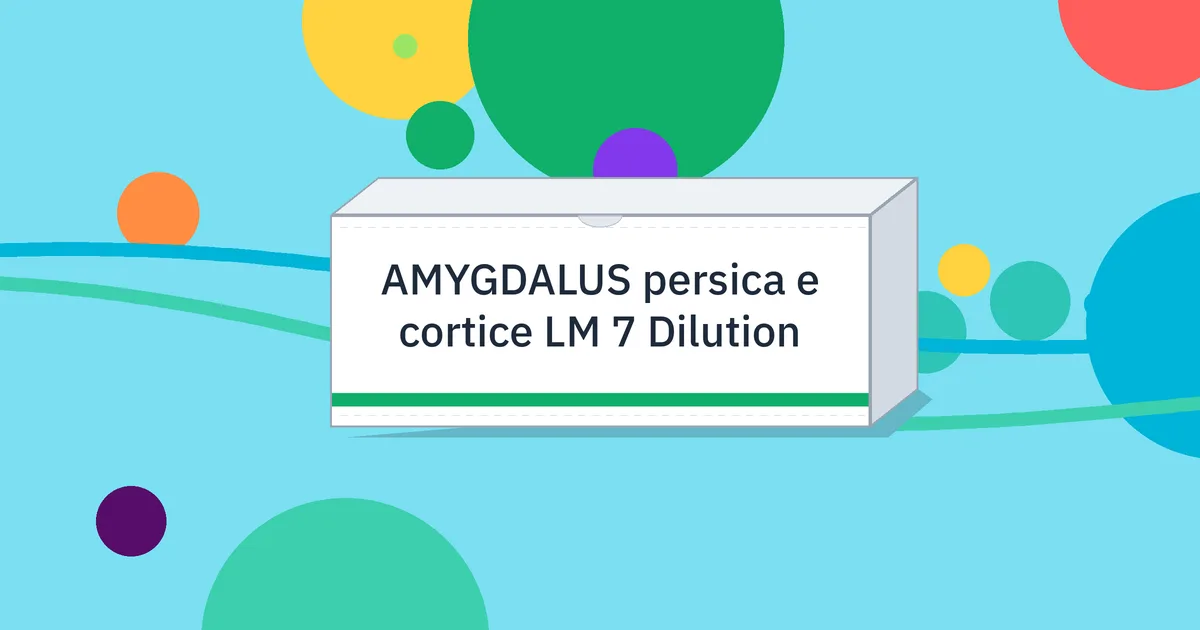 Symbolbild: Packung mit der Aufschrift AMYGDALUS persica e cortice LM 7 Dilution (PZN 13325962) – Verfügbarkeit und Bezug in Apotheken in Frankfurt am Main