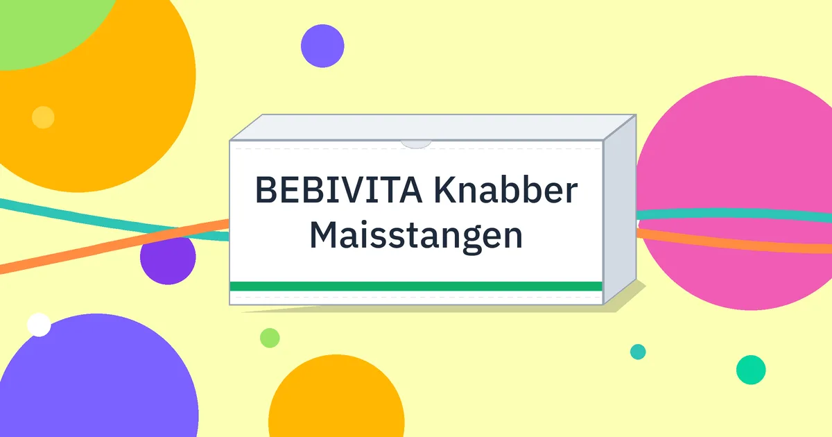 Symbolbild: Packung mit der Aufschrift BEBIVITA Knabber Maisstangen (PZN 19483716) – Verfügbarkeit und Bezug in Apotheken in Frankfurt am Main