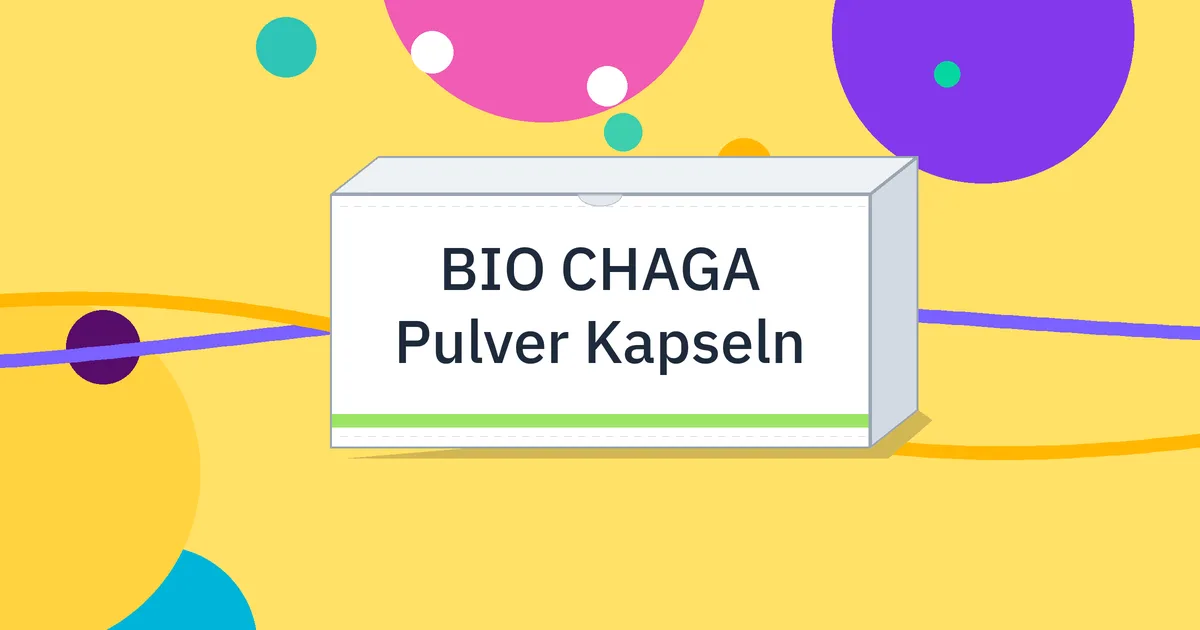 Symbolbild: Packung mit der Aufschrift BIO CHAGA Pulver Kapseln (PZN 19891289) – Verfügbarkeit und Bezug in Apotheken in Frankfurt am Main