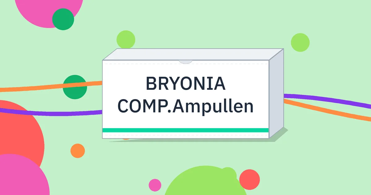 Symbolbild: Packung mit der Aufschrift BRYONIA COMP.Ampullen (PZN 01751027) – Verfügbarkeit und Bezug in Apotheken in Frankfurt am Main