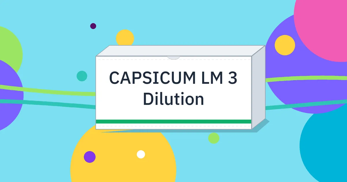 Symbolbild: Packung mit der Aufschrift CAPSICUM LM 3 Dilution (PZN 12808523) – Verfügbarkeit und Bezug in Apotheken in Frankfurt am Main