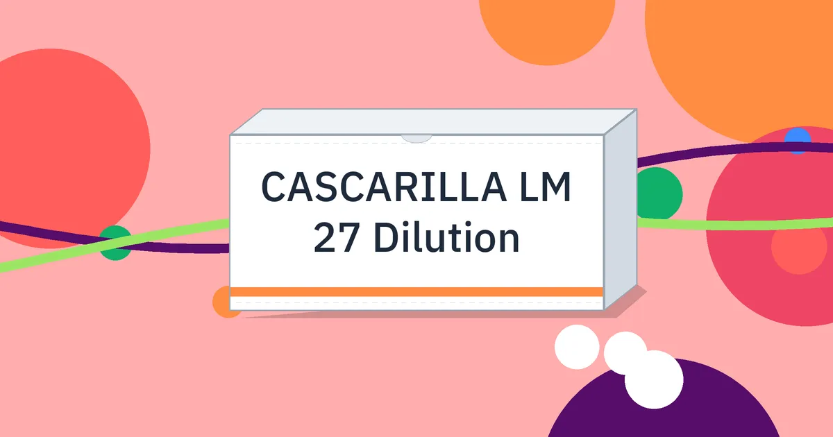 Symbolbild: Packung mit der Aufschrift CASCARILLA LM 27 Dilution (PZN 13433551) – Verfügbarkeit und Bezug in Apotheken in Frankfurt am Main