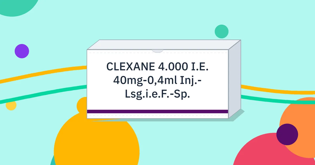 Symbolbild: Packung mit der Aufschrift CLEXANE 4.000 I.E. 40mg-0,4ml Inj.-Lsg.i.e.F.-Sp. (PZN 18214374) – Verfügbarkeit und Bezug in Apotheken in Frankfurt am Main
