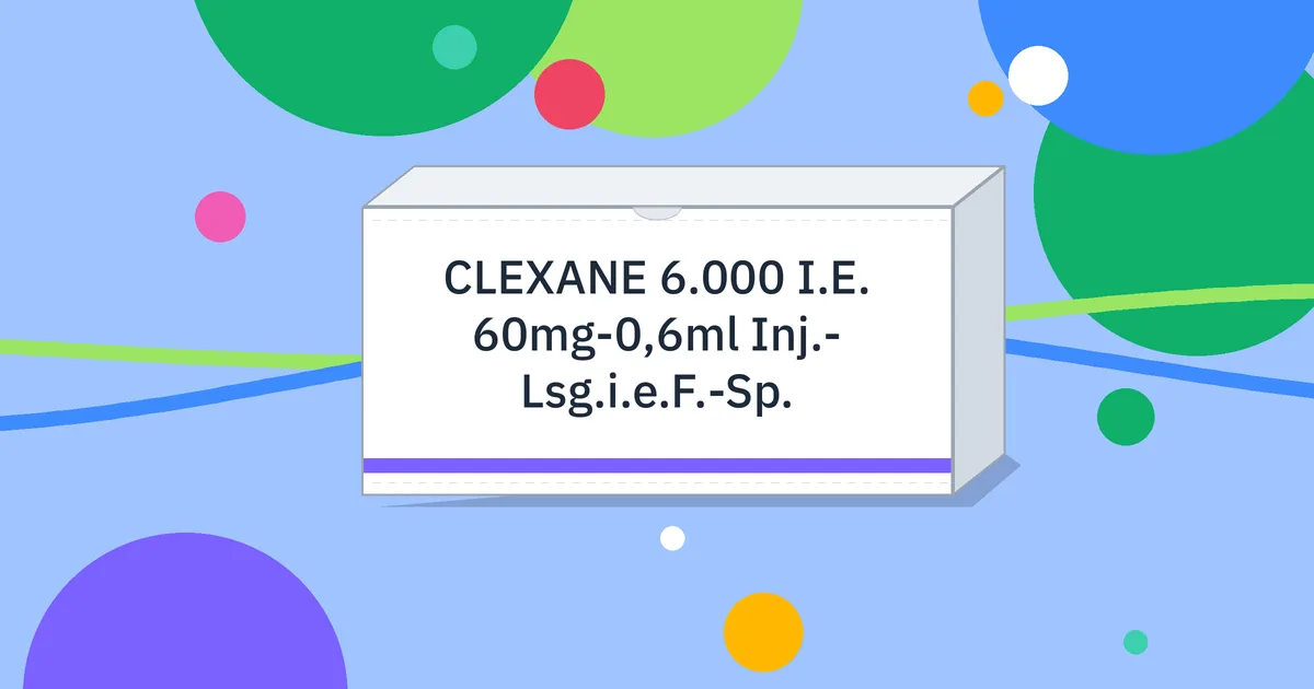 Symbolbild: Packung mit der Aufschrift CLEXANE 6.000 I.E. 60mg-0,6ml Inj.-Lsg.i.e.F.-Sp. (PZN 06766743) – Verfügbarkeit und Bezug in Apotheken in Frankfurt am Main