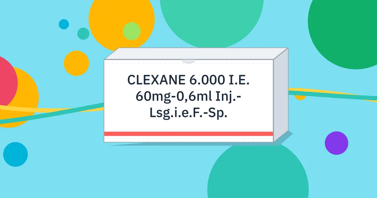 Symbolbild: Packung mit der Aufschrift CLEXANE 6.000 I.E. 60mg-0,6ml Inj.-Lsg.i.e.F.-Sp. (PZN 14292182) – Verfügbarkeit und Bezug in Apotheken in Frankfurt am Main