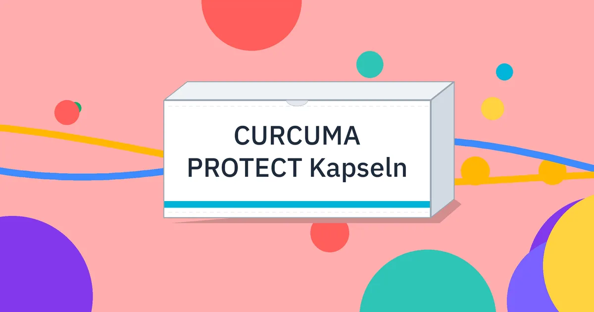Symbolbild: Packung mit der Aufschrift CURCUMA PROTECT Kapseln (PZN 13977972) – Verfügbarkeit und Bezug in Apotheken in Frankfurt am Main