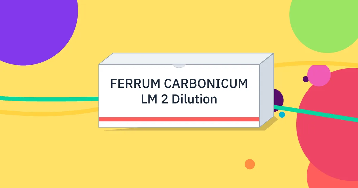 Symbolbild: Packung mit der Aufschrift FERRUM CARBONICUM LM 2 Dilution (PZN 12847842) – Verfügbarkeit und Bezug in Apotheken in Frankfurt am Main