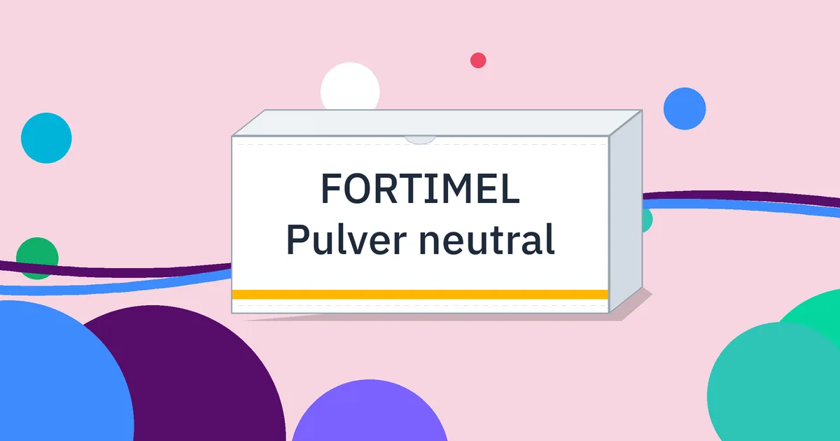 Symbolbild: Packung mit der Aufschrift FORTIMEL Pulver neutral (PZN 09477146) – Verfügbarkeit und Bezug in Apotheken in Frankfurt am Main