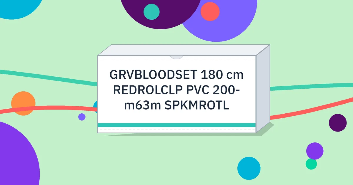 Symbolbild: Packung mit der Aufschrift GRVBLOODSET 180 cm REDROLCLP PVC 200-m63m SPKMROTL (PZN 17898212) – Verfügbarkeit und Bezug in Apotheken in Frankfurt am Main