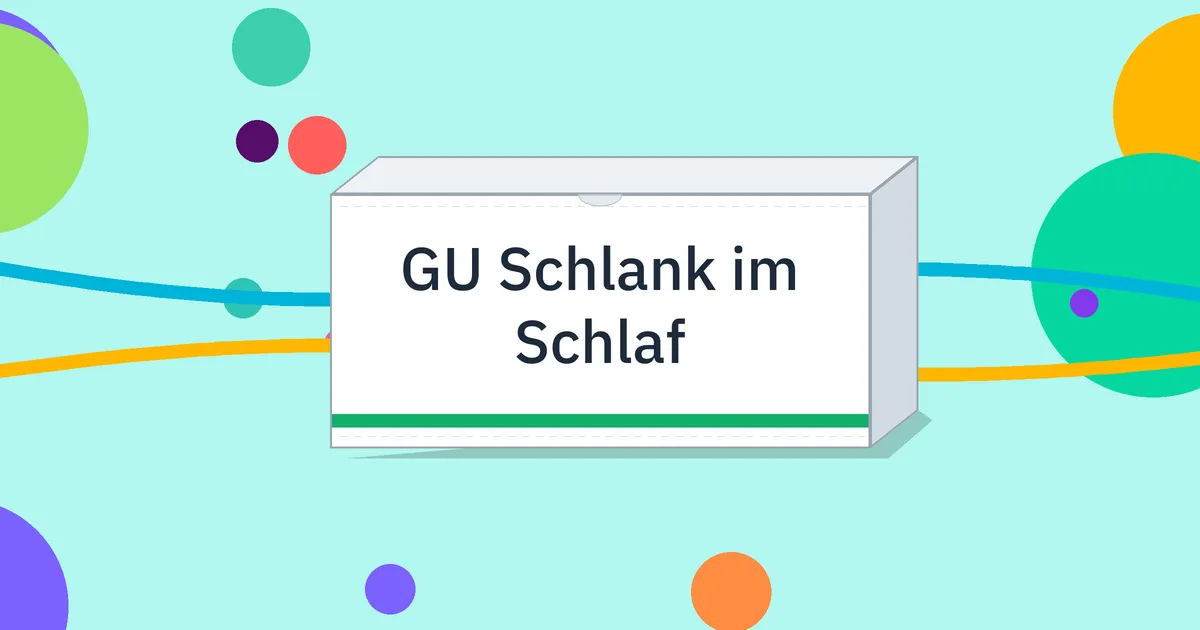 Symbolbild: Packung mit der Aufschrift GU Schlank im Schlaf (PZN 10756207) – Verfügbarkeit und Bezug in Apotheken in Frankfurt am Main