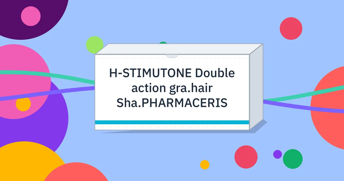 Symbolbild: Packung mit der Aufschrift H-STIMUTONE Double action gra.hair Sha.PHARMACERIS (PZN 16390813) – Verfügbarkeit und Bezug in Apotheken in Frankfurt am Main