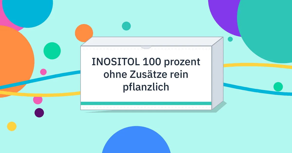 Symbolbild: Packung mit der Aufschrift INOSITOL 100 prozent ohne Zusätze rein pflanzlich (PZN 14054554) – Verfügbarkeit und Bezug in Apotheken in Frankfurt am Main