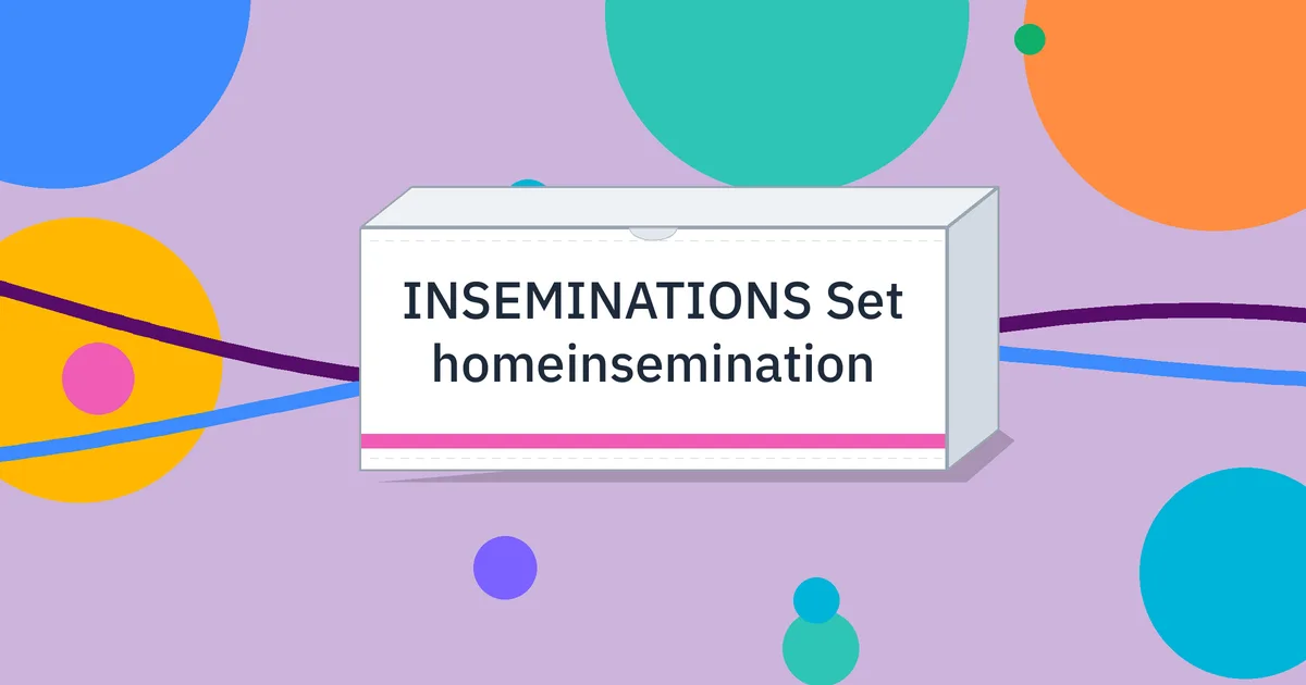 Symbolbild: Packung mit der Aufschrift INSEMINATIONS Set homeinsemination (PZN 05451411) – Verfügbarkeit und Bezug in Apotheken in Frankfurt am Main