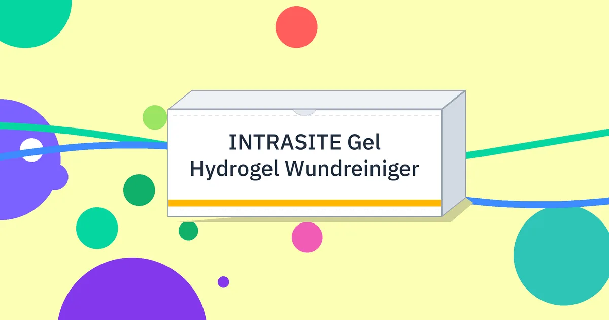 Symbolbild: Packung mit der Aufschrift INTRASITE Gel Hydrogel Wundreiniger (PZN 03304019) – Verfügbarkeit und Bezug in Apotheken in Frankfurt am Main