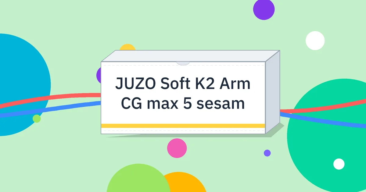Symbolbild: Packung mit der Aufschrift JUZO Soft K2 Arm CG max 5 sesam (PZN 15513900) – Verfügbarkeit und Bezug in Apotheken in Frankfurt am Main