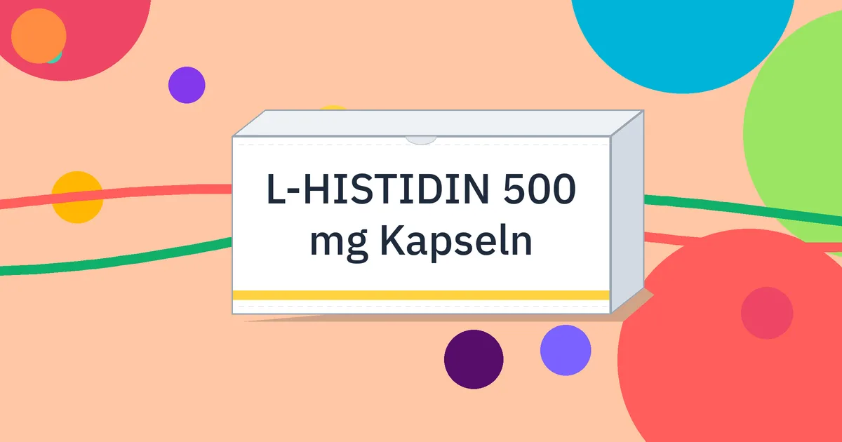Symbolbild: Packung mit der Aufschrift L-HISTIDIN 500 mg Kapseln (PZN 18055562) – Verfügbarkeit und Bezug in Apotheken in Frankfurt am Main