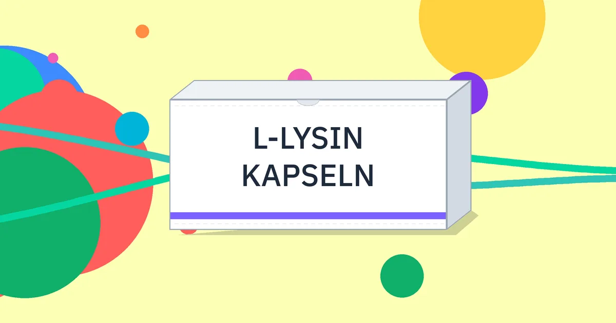 Symbolbild: Packung mit der Aufschrift L-LYSIN KAPSELN (PZN 15868661) – Verfügbarkeit und Bezug in Apotheken in Frankfurt am Main
