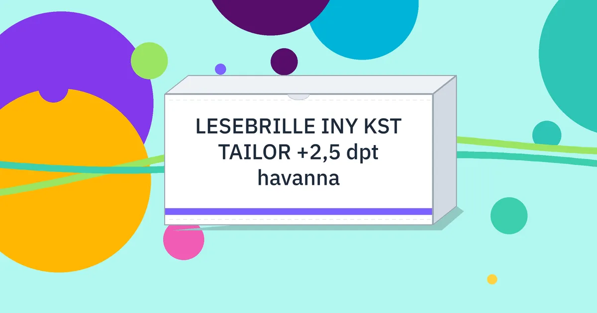 Symbolbild: Packung mit der Aufschrift LESEBRILLE INY KST TAILOR +2,5 dpt havanna (PZN 19928420) – Verfügbarkeit und Bezug in Apotheken in Frankfurt am Main
