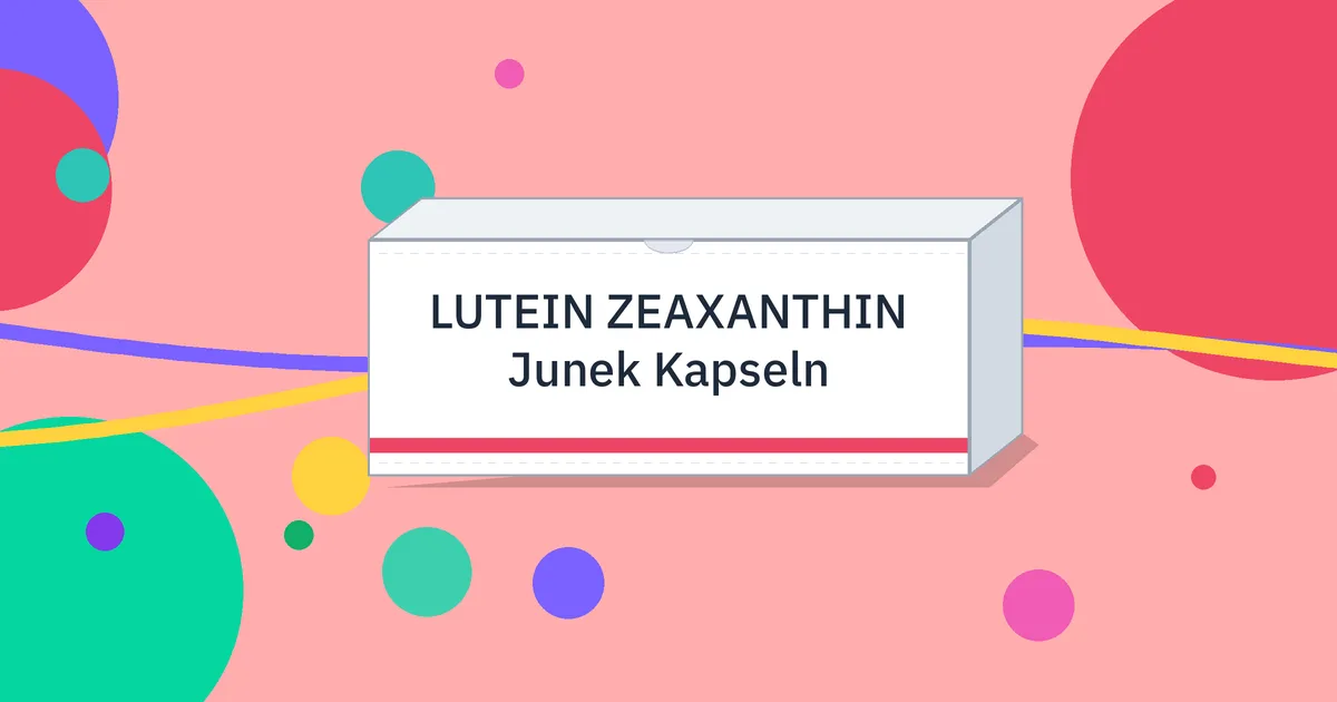 Symbolbild: Packung mit der Aufschrift LUTEIN ZEAXANTHIN Junek Kapseln (PZN 00137816) – Verfügbarkeit und Bezug in Apotheken in Frankfurt am Main