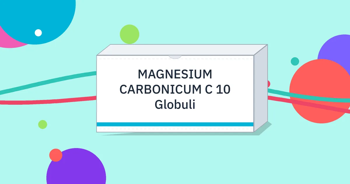Symbolbild: Packung mit der Aufschrift MAGNESIUM CARBONICUM C 10 Globuli (PZN 04992151) – Verfügbarkeit und Bezug in Apotheken in Frankfurt am Main