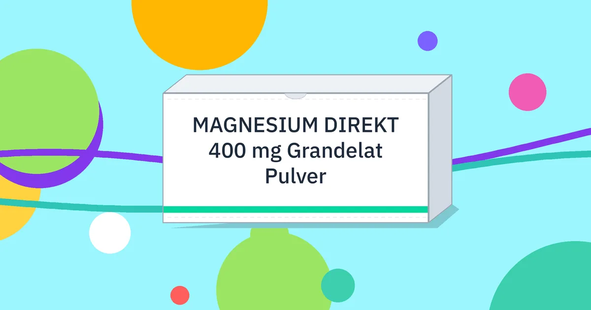 Symbolbild: Packung mit der Aufschrift MAGNESIUM DIREKT 400 mg Grandelat Pulver (PZN 01488529) – Verfügbarkeit und Bezug in Apotheken in Frankfurt am Main