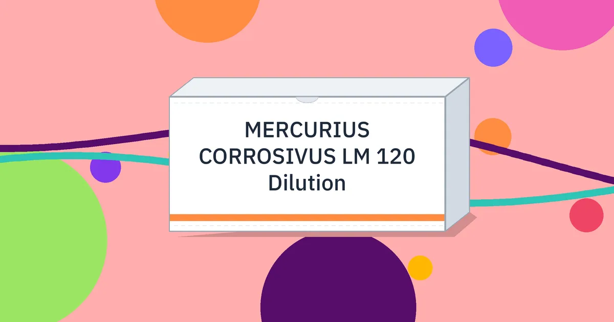 Symbolbild: Packung mit der Aufschrift MERCURIUS CORROSIVUS LM 120 Dilution (PZN 12950244) – Verfügbarkeit und Bezug in Apotheken in Frankfurt am Main