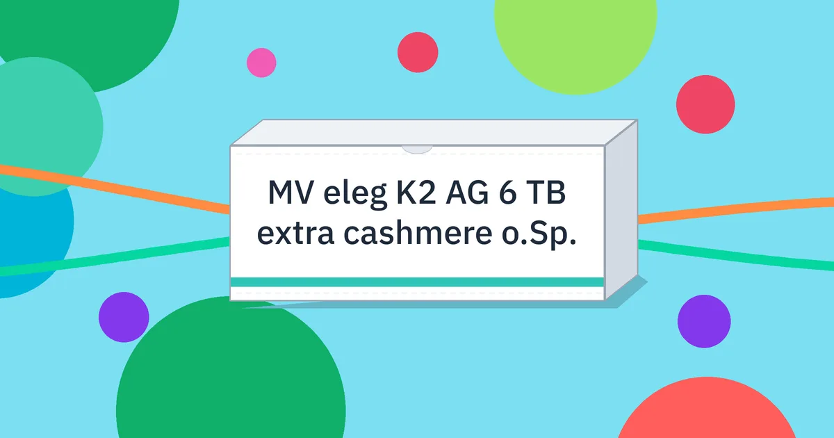 Symbolbild: Packung mit der Aufschrift MV eleg K2 AG 6 TB extra cashmere o.Sp. (PZN 14677999) – Verfügbarkeit und Bezug in Apotheken in Frankfurt am Main