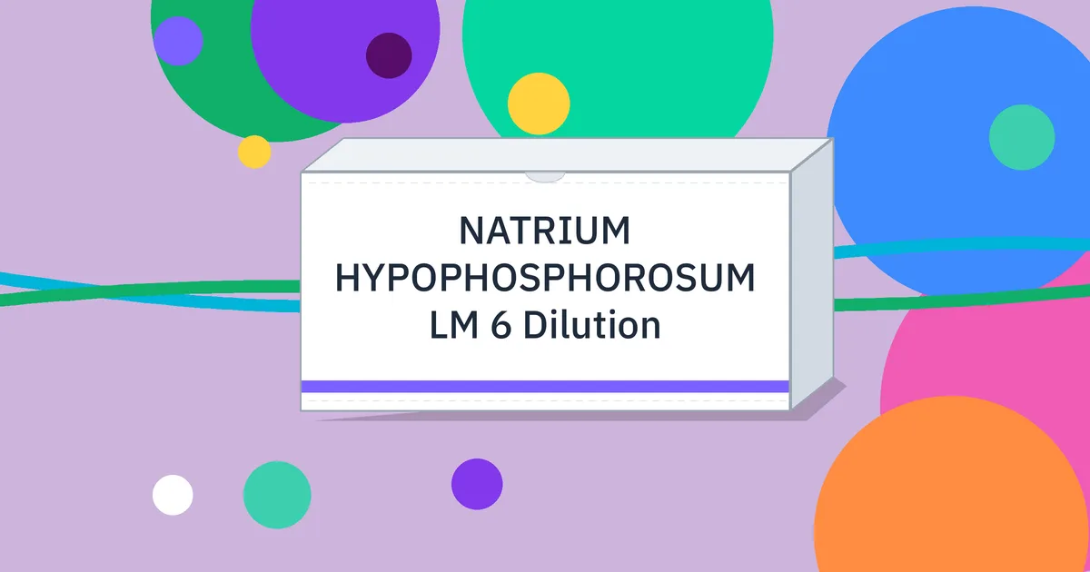 Symbolbild: Packung mit der Aufschrift NATRIUM HYPOPHOSPHOROSUM LM 6 Dilution (PZN 12963347) – Verfügbarkeit und Bezug in Apotheken in Frankfurt am Main