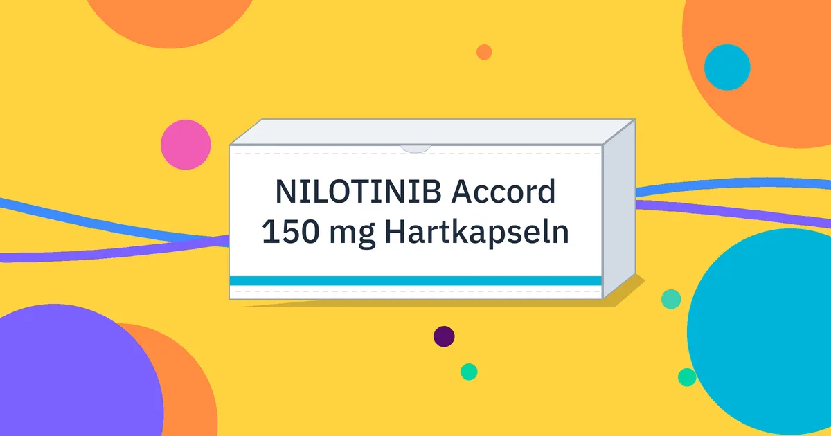 Symbolbild: Packung mit der Aufschrift NILOTINIB Accord 150 mg Hartkapseln (PZN 19998751) – Verfügbarkeit und Bezug in Apotheken in Frankfurt am Main