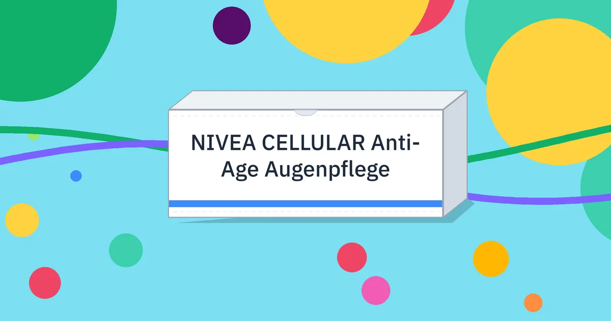 Symbolbild: Packung mit der Aufschrift NIVEA CELLULAR Anti-Age Augenpflege (PZN 11324800) – Verfügbarkeit und Bezug in Apotheken in Frankfurt am Main