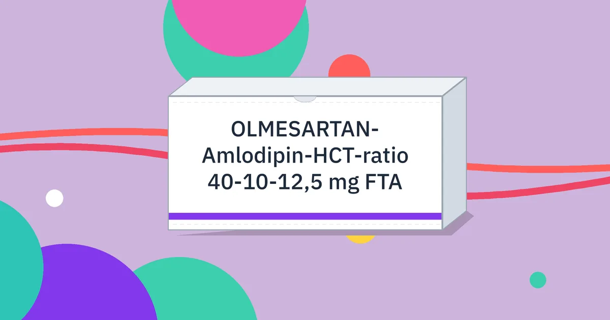 Symbolbild: Packung mit der Aufschrift OLMESARTAN-Amlodipin-HCT-ratio 40-10-12,5 mg FTA (PZN 16634178) – Verfügbarkeit und Bezug in Apotheken in Frankfurt am Main