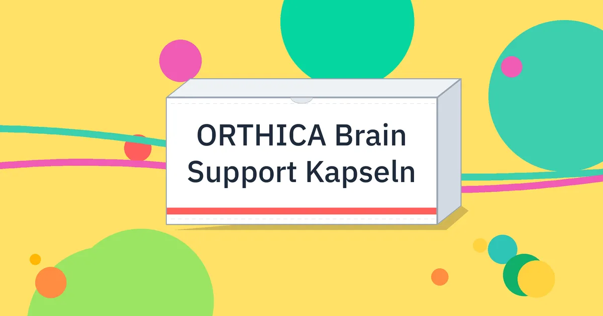 Symbolbild: Packung mit der Aufschrift ORTHICA Brain Support Kapseln (PZN 20415163) – Verfügbarkeit und Bezug in Apotheken in Frankfurt am Main