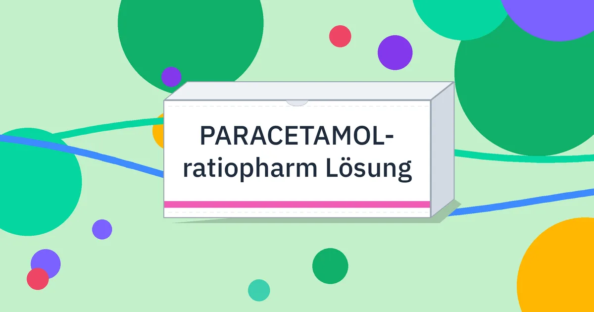 Symbolbild: Packung mit der Aufschrift PARACETAMOL-ratiopharm Lösung (PZN 07263487) – Verfügbarkeit und Bezug in Apotheken in Frankfurt am Main