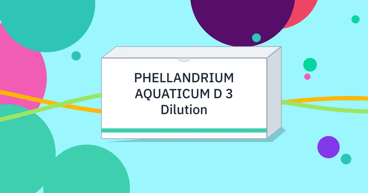 Symbolbild: Packung mit der Aufschrift PHELLANDRIUM AQUATICUM D 3 Dilution (PZN 16955480) – Verfügbarkeit und Bezug in Apotheken in Frankfurt am Main