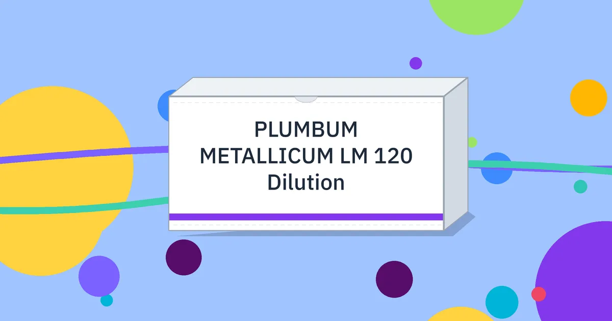 Symbolbild: Packung mit der Aufschrift PLUMBUM METALLICUM LM 120 Dilution (PZN 13041408) – Verfügbarkeit und Bezug in Apotheken in Frankfurt am Main