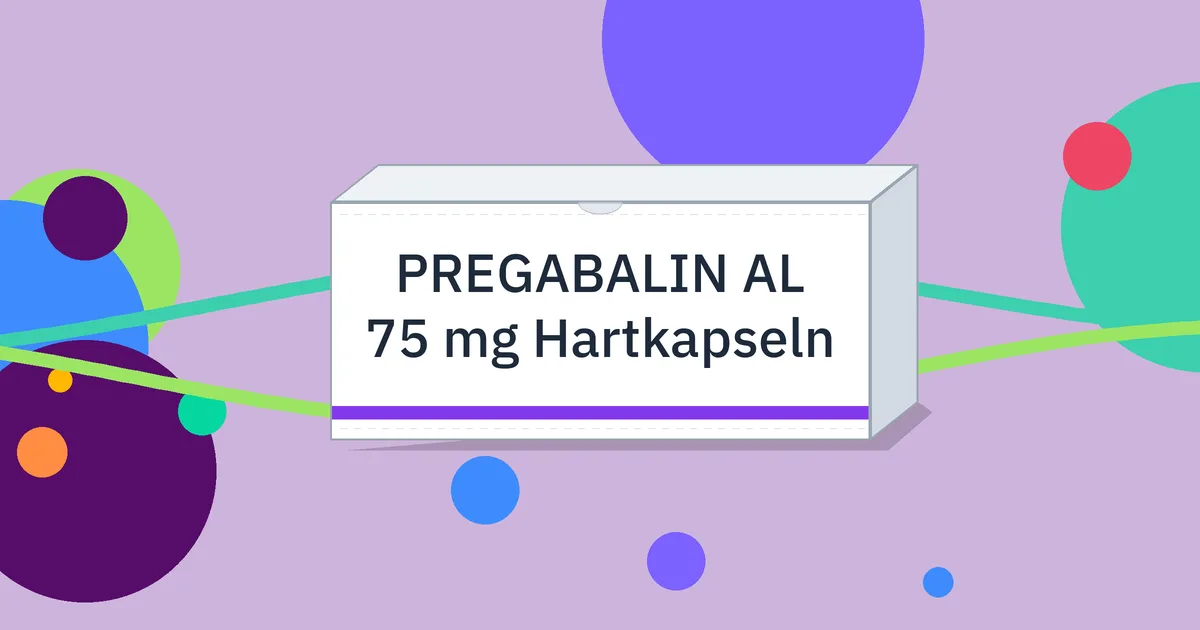 Symbolbild: Packung mit der Aufschrift PREGABALIN AL 75 mg Hartkapseln (PZN 10791787) – Verfügbarkeit und Bezug in Apotheken in Frankfurt am Main