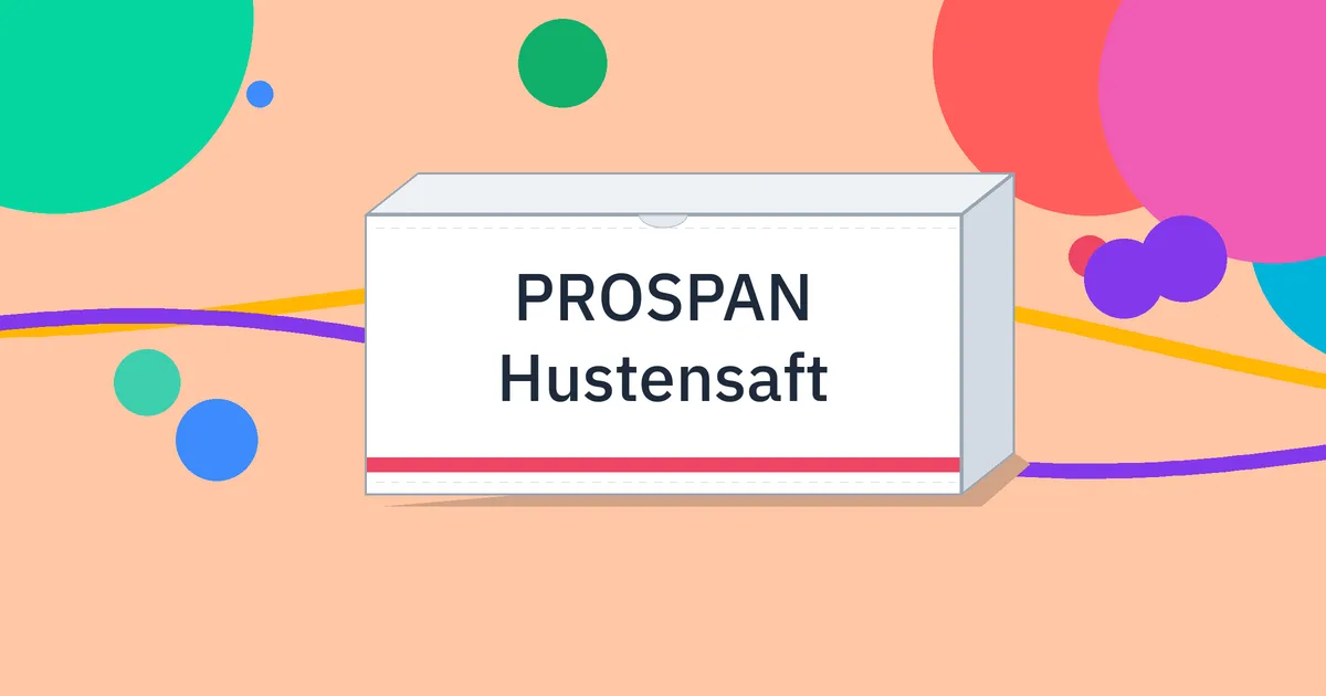 Symbolbild: Packung mit der Aufschrift PROSPAN Hustensaft (PZN 08585997) – Verfügbarkeit und Bezug in Apotheken in Frankfurt am Main