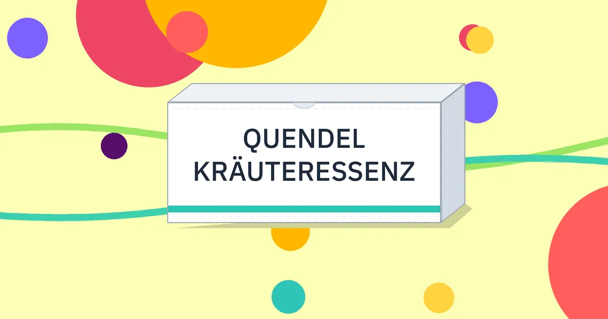 Symbolbild: Packung mit der Aufschrift QUENDEL KRÄUTERESSENZ (PZN 16360864) – Verfügbarkeit und Bezug in Apotheken in Frankfurt am Main