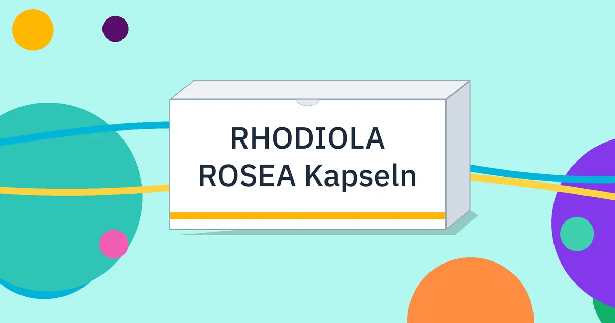 Symbolbild: Packung mit der Aufschrift RHODIOLA ROSEA Kapseln (PZN 11104820) – Verfügbarkeit und Bezug in Apotheken in Frankfurt am Main