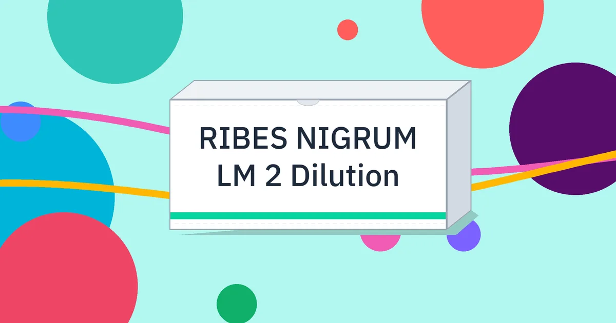 Symbolbild: Packung mit der Aufschrift RIBES NIGRUM LM 2 Dilution (PZN 13678525) – Verfügbarkeit und Bezug in Apotheken in Frankfurt am Main