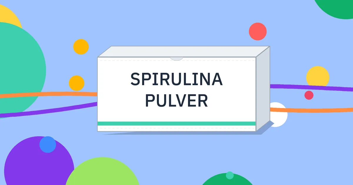 Symbolbild: Packung mit der Aufschrift SPIRULINA PULVER (PZN 00693747) – Verfügbarkeit und Bezug in Apotheken in Frankfurt am Main