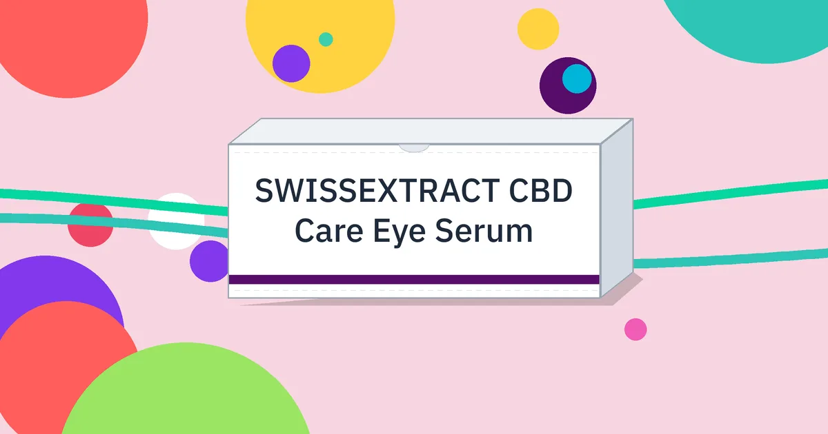 Symbolbild: Packung mit der Aufschrift SWISSEXTRACT CBD Care Eye Serum (PZN 20695010) – Verfügbarkeit und Bezug in Apotheken in Frankfurt am Main