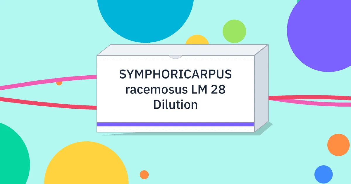 Symbolbild: Packung mit der Aufschrift SYMPHORICARPUS racemosus LM 28 Dilution (PZN 13211454) – Verfügbarkeit und Bezug in Apotheken in Frankfurt am Main