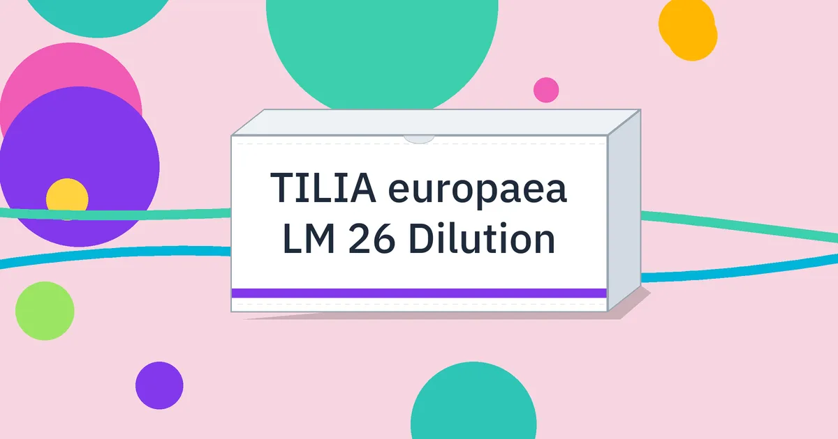 Symbolbild: Packung mit der Aufschrift TILIA europaea LM 26 Dilution (PZN 13224043) – Verfügbarkeit und Bezug in Apotheken in Frankfurt am Main