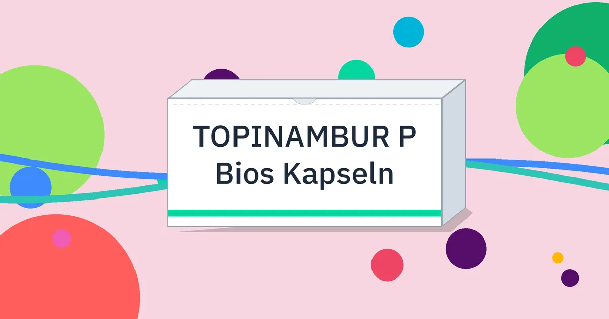 Symbolbild: Packung mit der Aufschrift TOPINAMBUR P Bios Kapseln (PZN 05995453) – Verfügbarkeit und Bezug in Apotheken in Frankfurt am Main