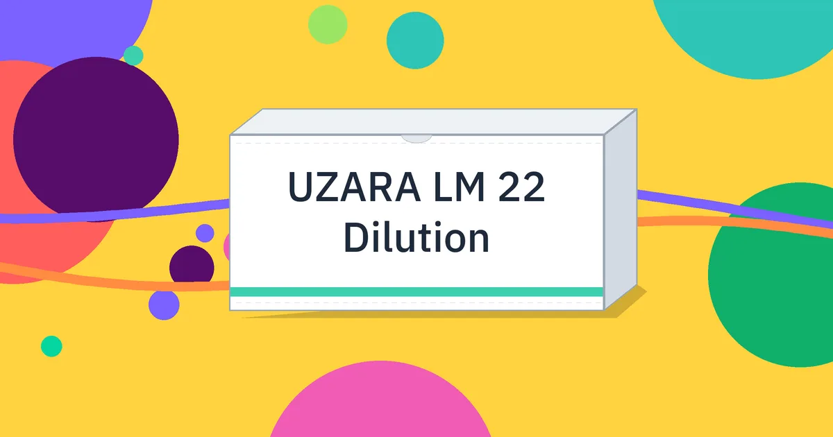 Symbolbild: Packung mit der Aufschrift UZARA LM 22 Dilution (PZN 13260139) – Verfügbarkeit und Bezug in Apotheken in Frankfurt am Main