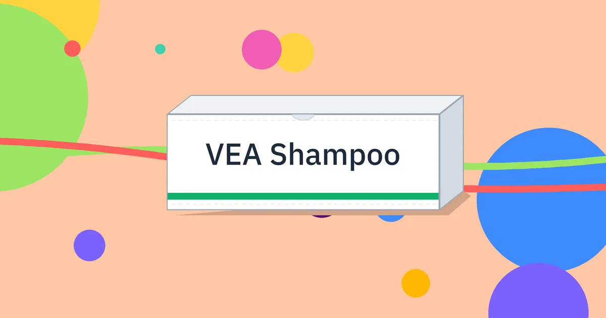 Symbolbild: Packung mit der Aufschrift VEA Shampoo (PZN 07035295) – Verfügbarkeit und Bezug in Apotheken in Frankfurt am Main