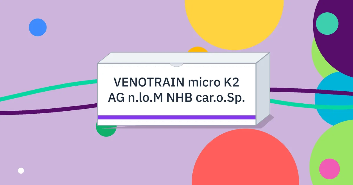 Symbolbild: Packung mit der Aufschrift VENOTRAIN micro K2 AG n.lo.M NHB car.o.Sp. (PZN 02379096) – Verfügbarkeit und Bezug in Apotheken in Frankfurt am Main