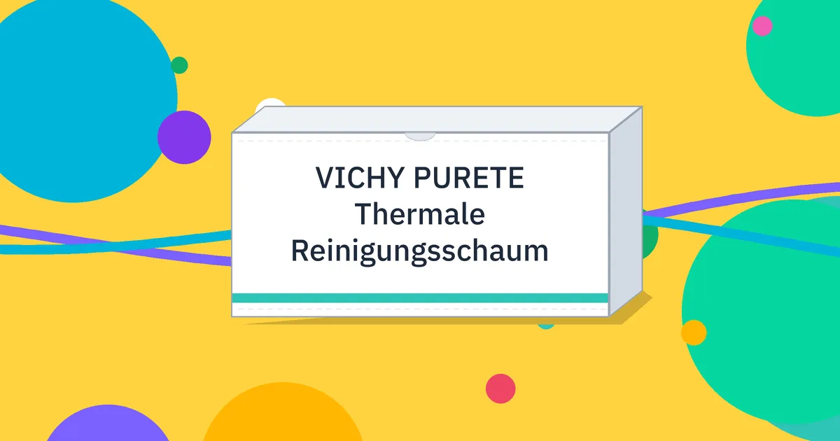 Symbolbild: Packung mit der Aufschrift VICHY PURETE Thermale Reinigungsschaum (PZN 03476660) – Verfügbarkeit und Bezug in Apotheken in Frankfurt am Main